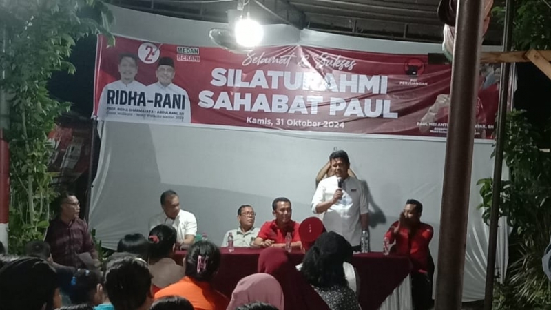 Ridha Pompa Semangat Sahabat Paul, Medan Tidak Boleh Miskin Lagi ...