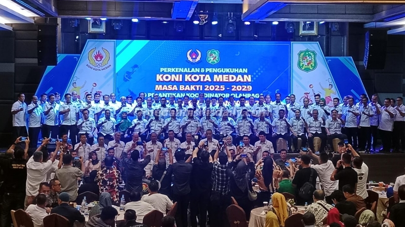 Pengurus KONI Medan Diketuai Aswindy Fachrizal Diperkenalkan, Ini Pesan ...
