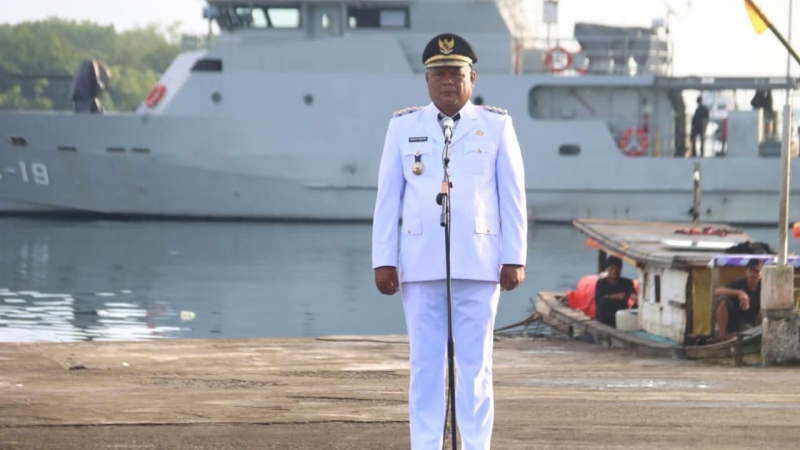 Bupati Nias Utara Amizaro Waruwu Pimpin Upacara Tabur Bunga HUT ...